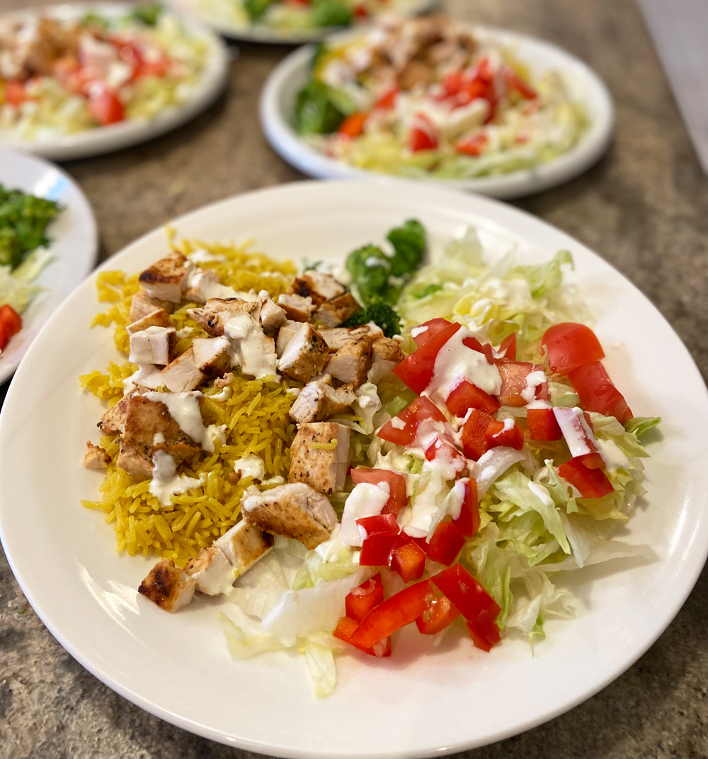 Street Cart Chicken and Rice - Dinner at the Franzens