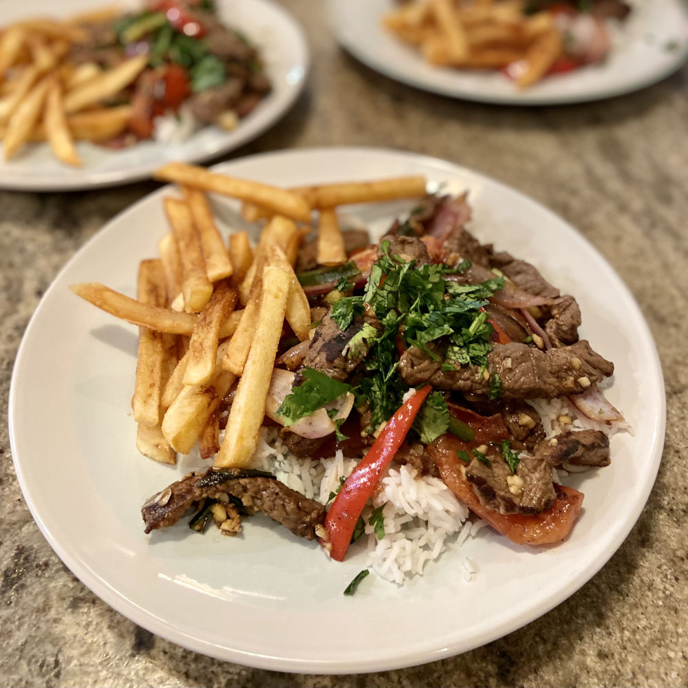 Lomo Saltado - Dinner at the Franzens