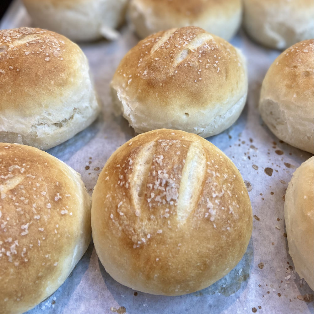 Soft Pretzel Style Rolls - Dinner at the Franzens