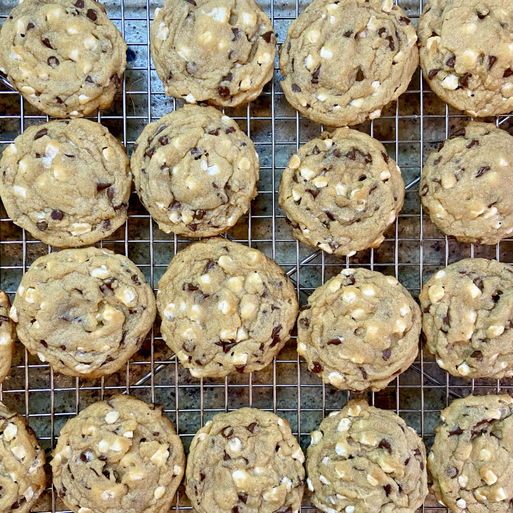 Peanut Butter Chocolate Chip Marshmallow Cookies - Dinner at the Franzens
